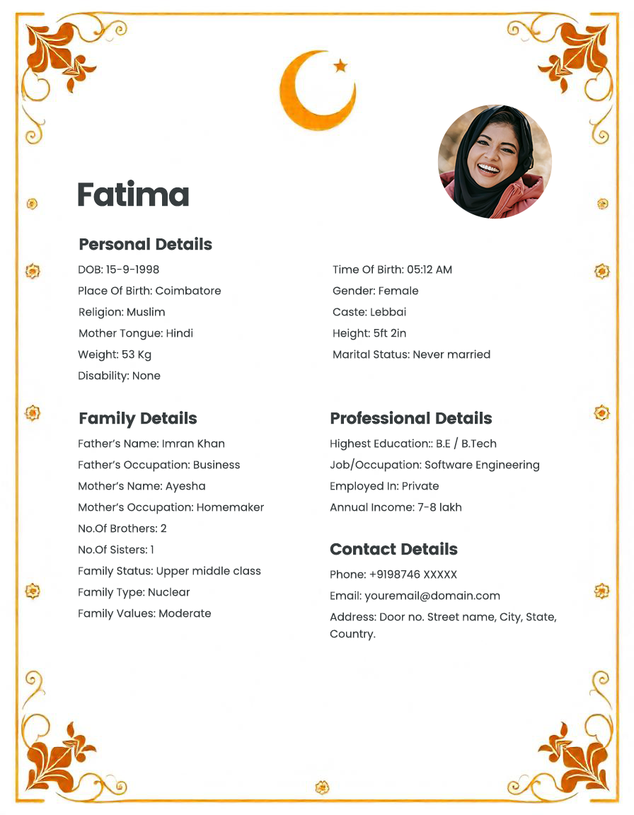 Marriage Biodata for Girl: Tips, Templates, and Everything You Need to ...